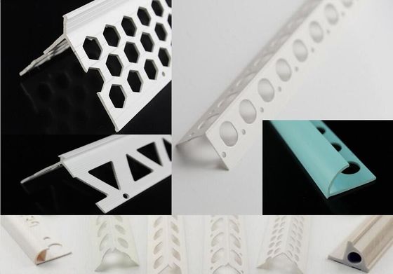Rigid PVC Corner Profile Termite - Proof For Corner Protection & Decoration